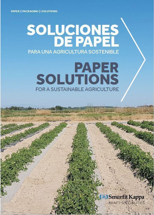 acolchado de papel para uso en agricultura sustituyendo el plástico
